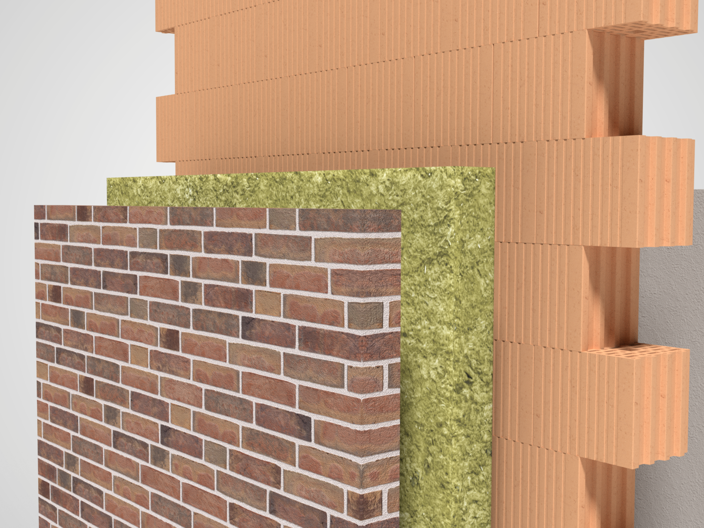 Wissensbereich Fassade, Information zu Vormauerziegeln