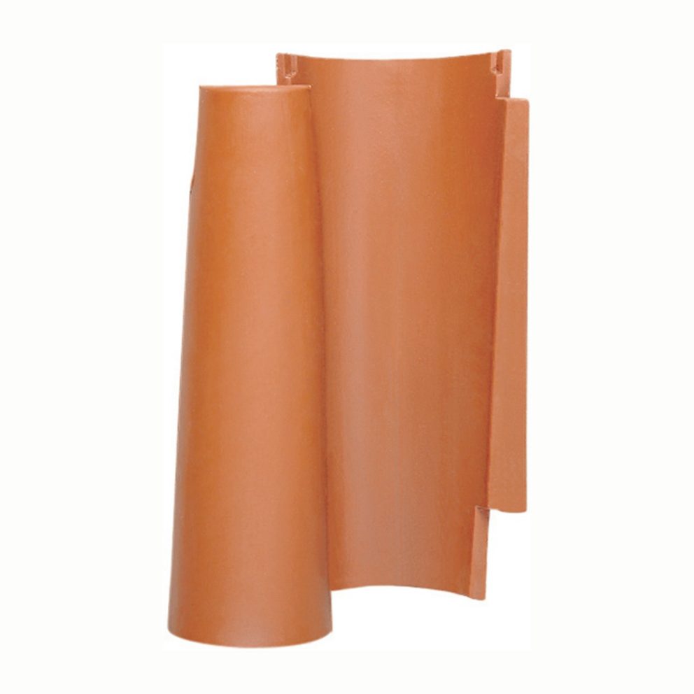 Dachziegel Moench- und Nonnenziegel naturrot Koramic